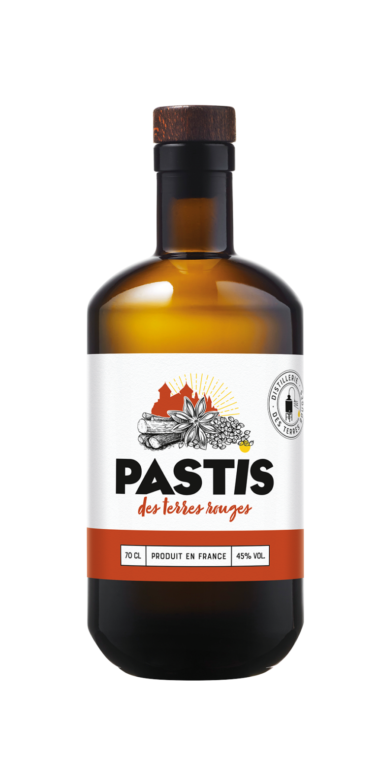 The Pastis from the Distillerie des Terres Rouges is getting a new look ...